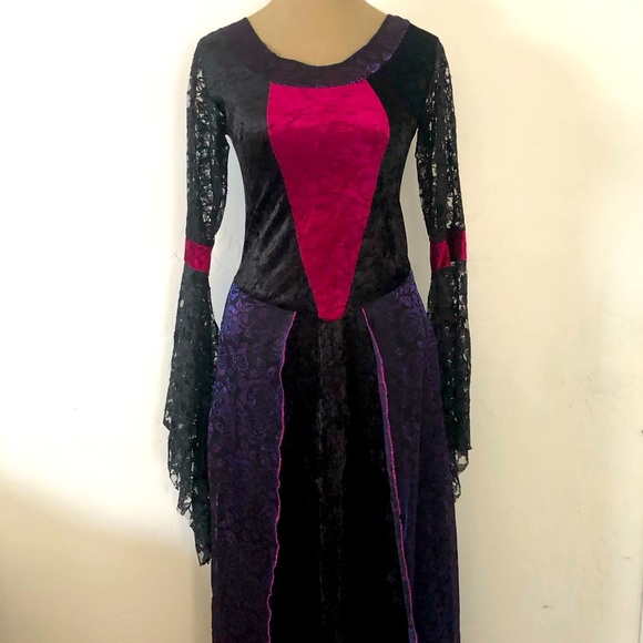 UNBRANDED | Dresses | Sexy Witch Gypsy Renaissance Wench Fortune Teller ...